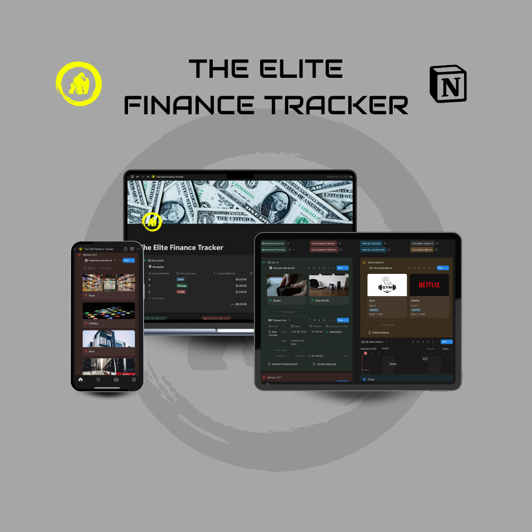 The Elite Finance Tracker – Elite Edge